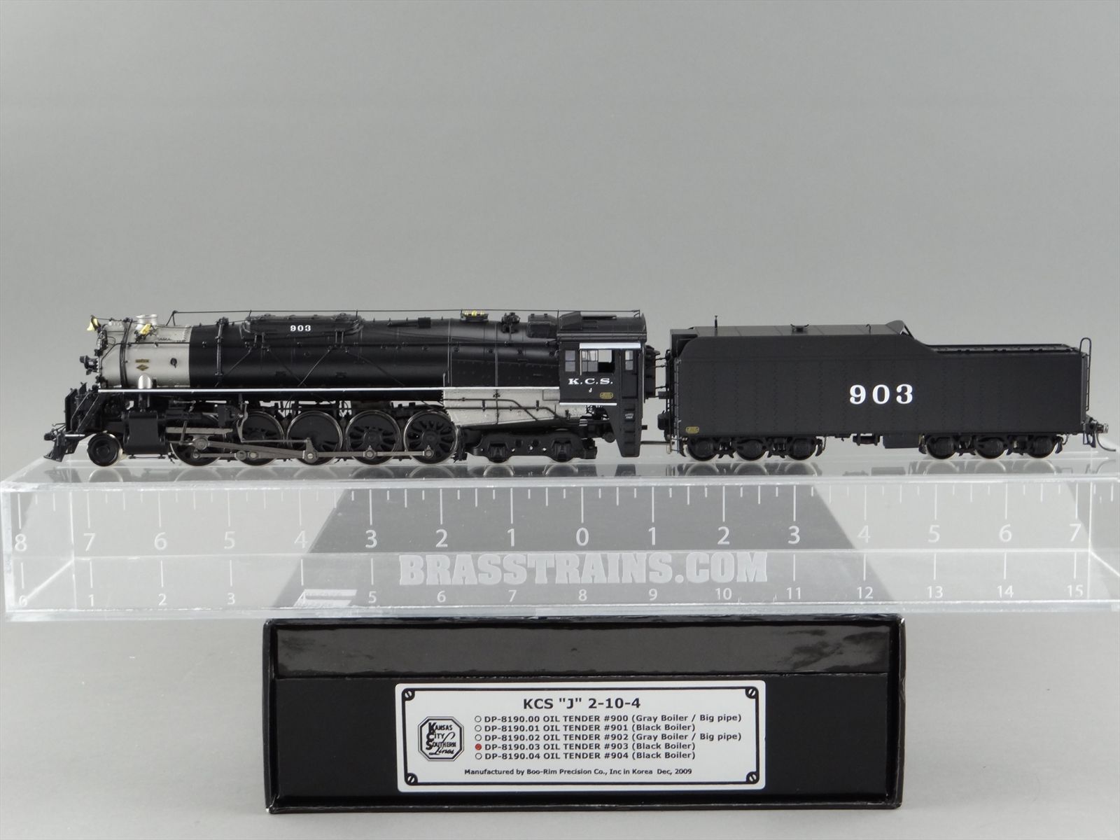 HO Brass Model Train - DP 8190.03 Division Point KCS J Class 2-10-4 ...