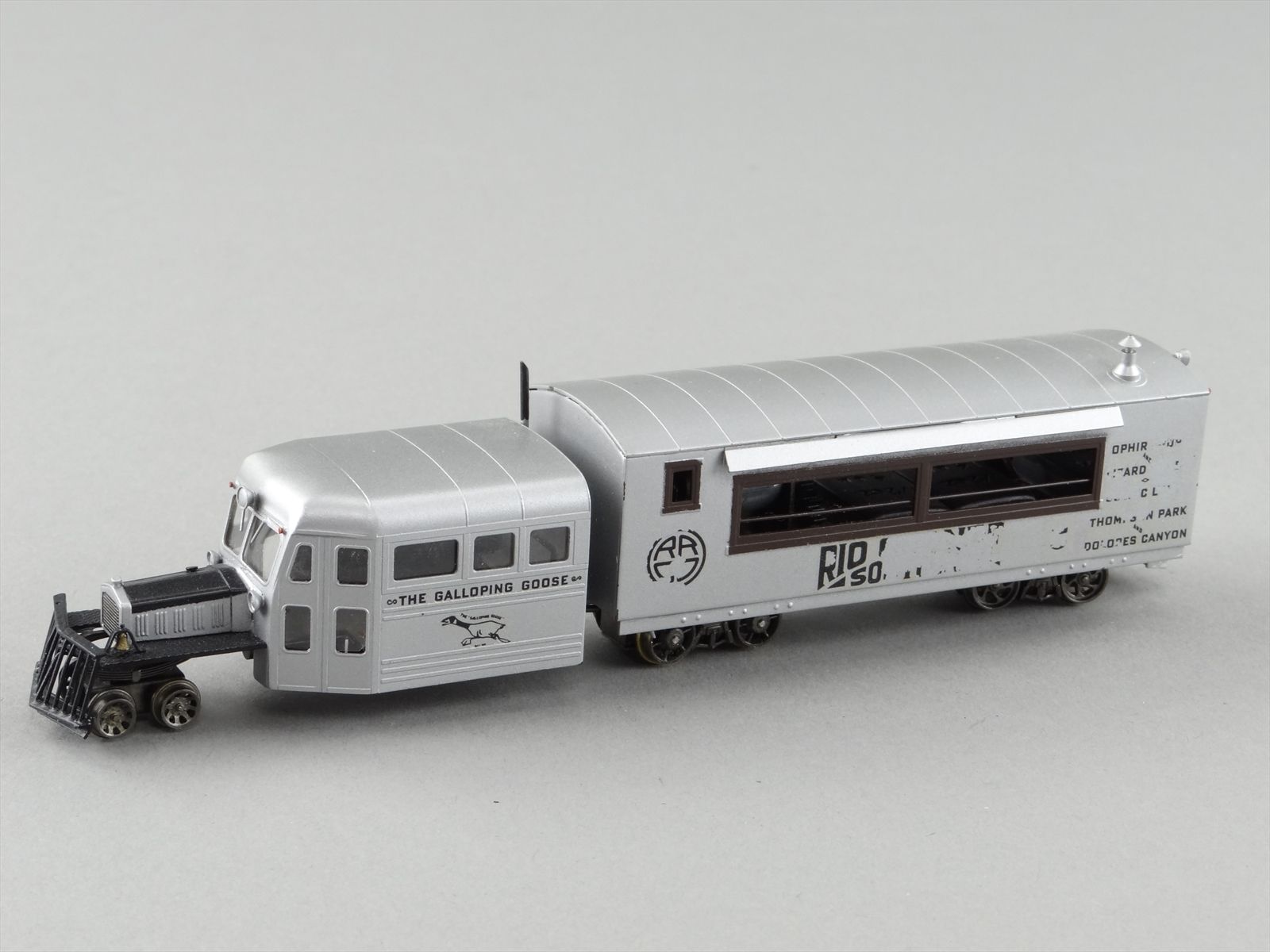 HOn3 Scale Brass Model Train - Flying Zoo RGS Galloping Goose #5 ...