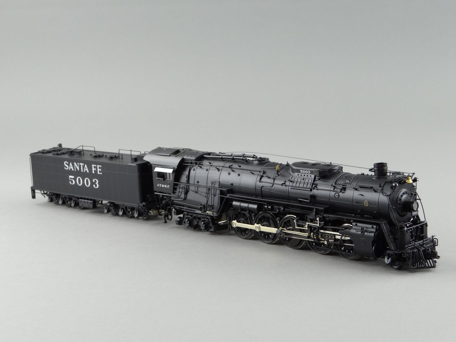 HO Brass Hallmark Super Crown 069B ATSF Santa Fe 2-10-4 #5003 Rebuilt w ...