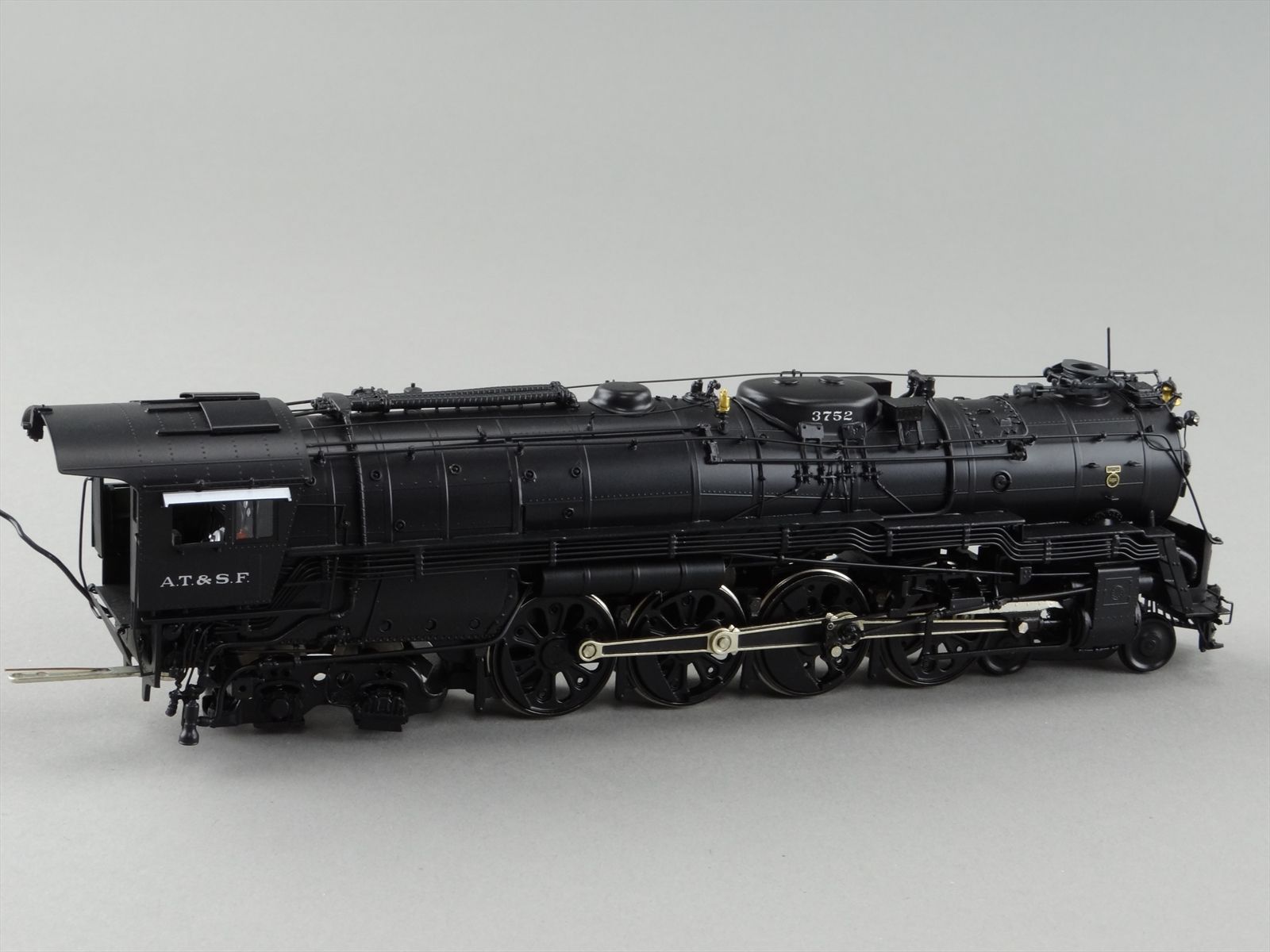 HO Brass Hallmark Super Crown 065A ATSF Santa Fe 4-8-4 #3752 w/ Poppet ...