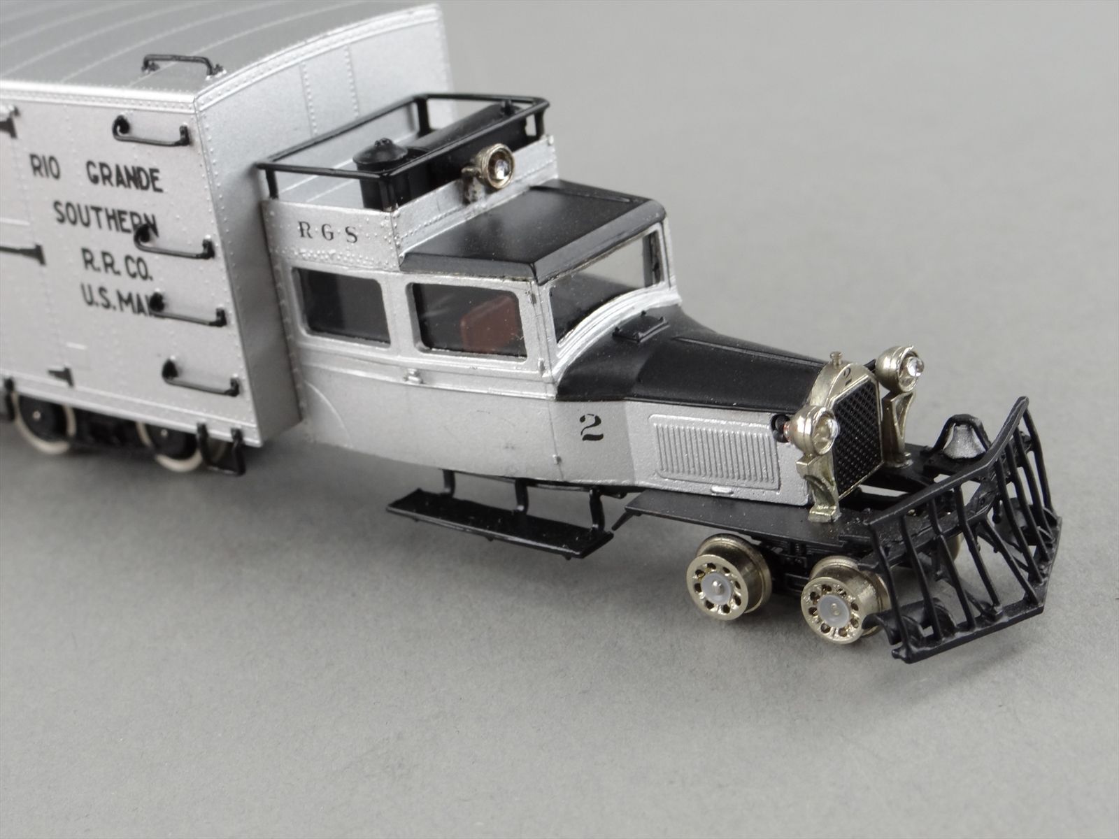 HOn3 Brass Model Train - PSC 17256-2 RGS Goose / Rail Bus Pierce Arrow ...