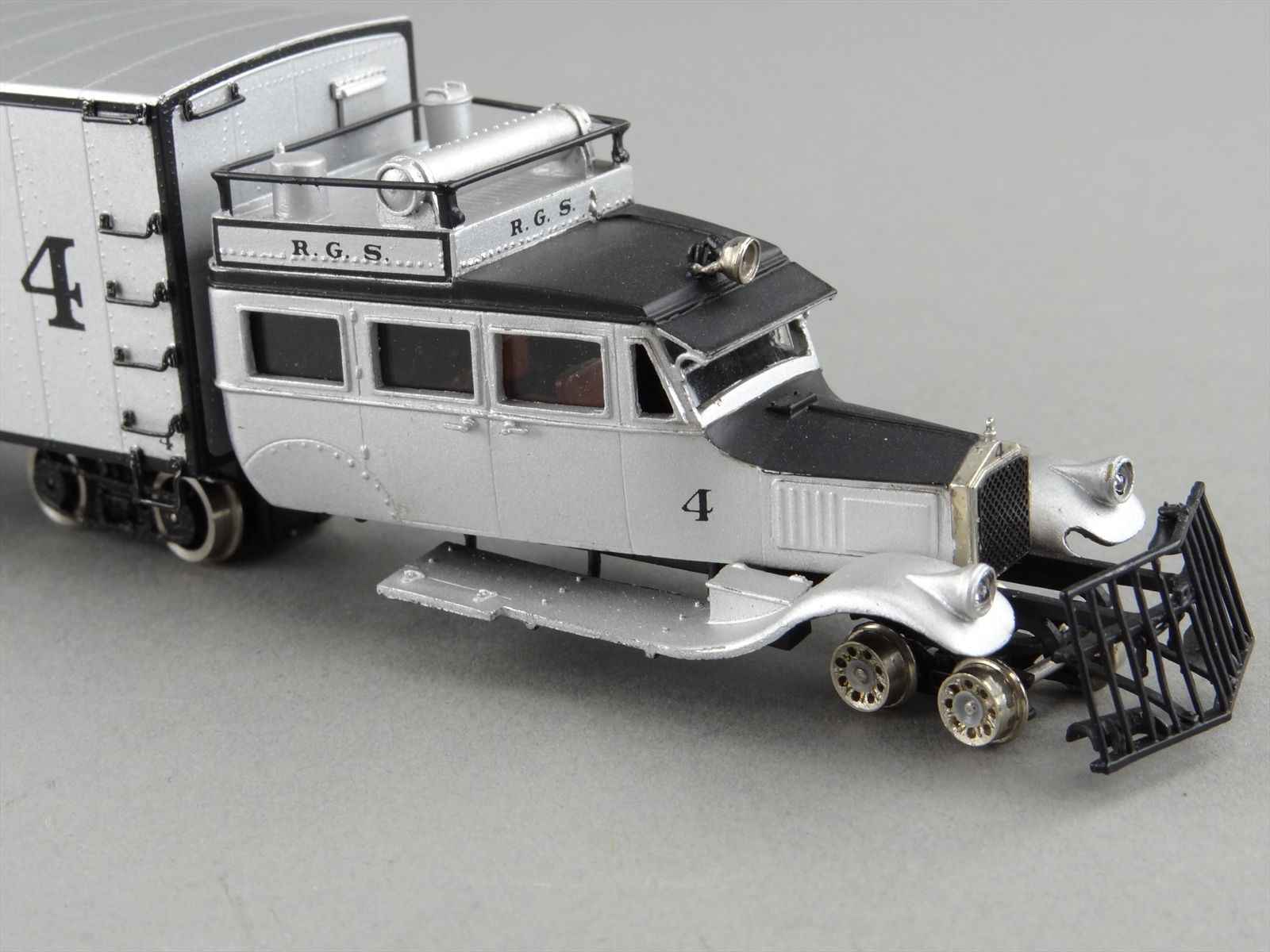 HOn3 Brass Model Train - PSC 17258-1 RGS Goose / Rail Bus Pierce Arrow ...
