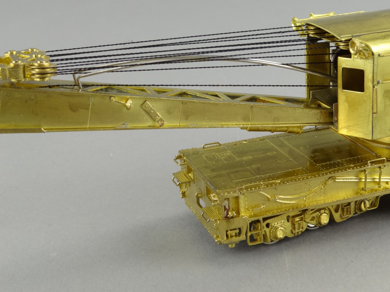 HO Brass Model Train - OMI 1334 Overland 200-Ton Industrial Brownhoist Crane