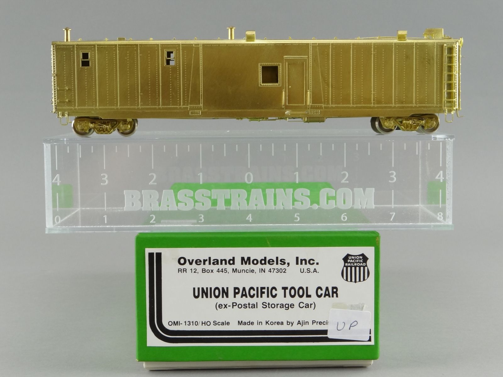 HO Brass OMI 1310 Overland Models UP Union Pacific Tool Car - Unpainted