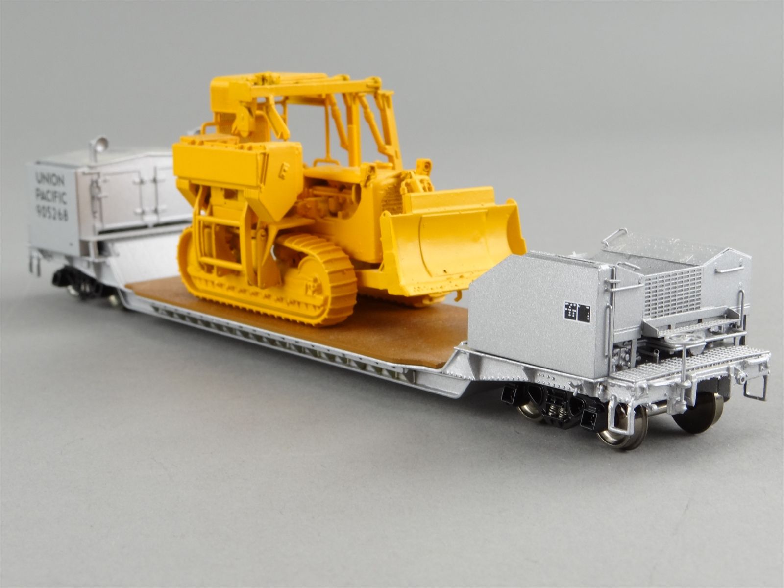 HO Brass OMI 3321.1 Overland Models UP Depressed Flat Car #905268 w ...