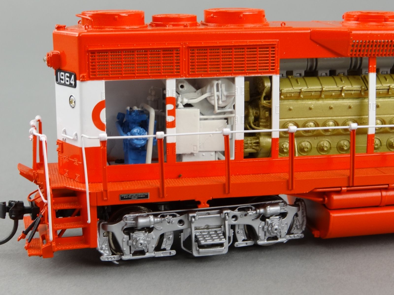 HO Brass Model Train - OMI 7033.1 Overland EMD GP35 Diesel Demonstrator #1964