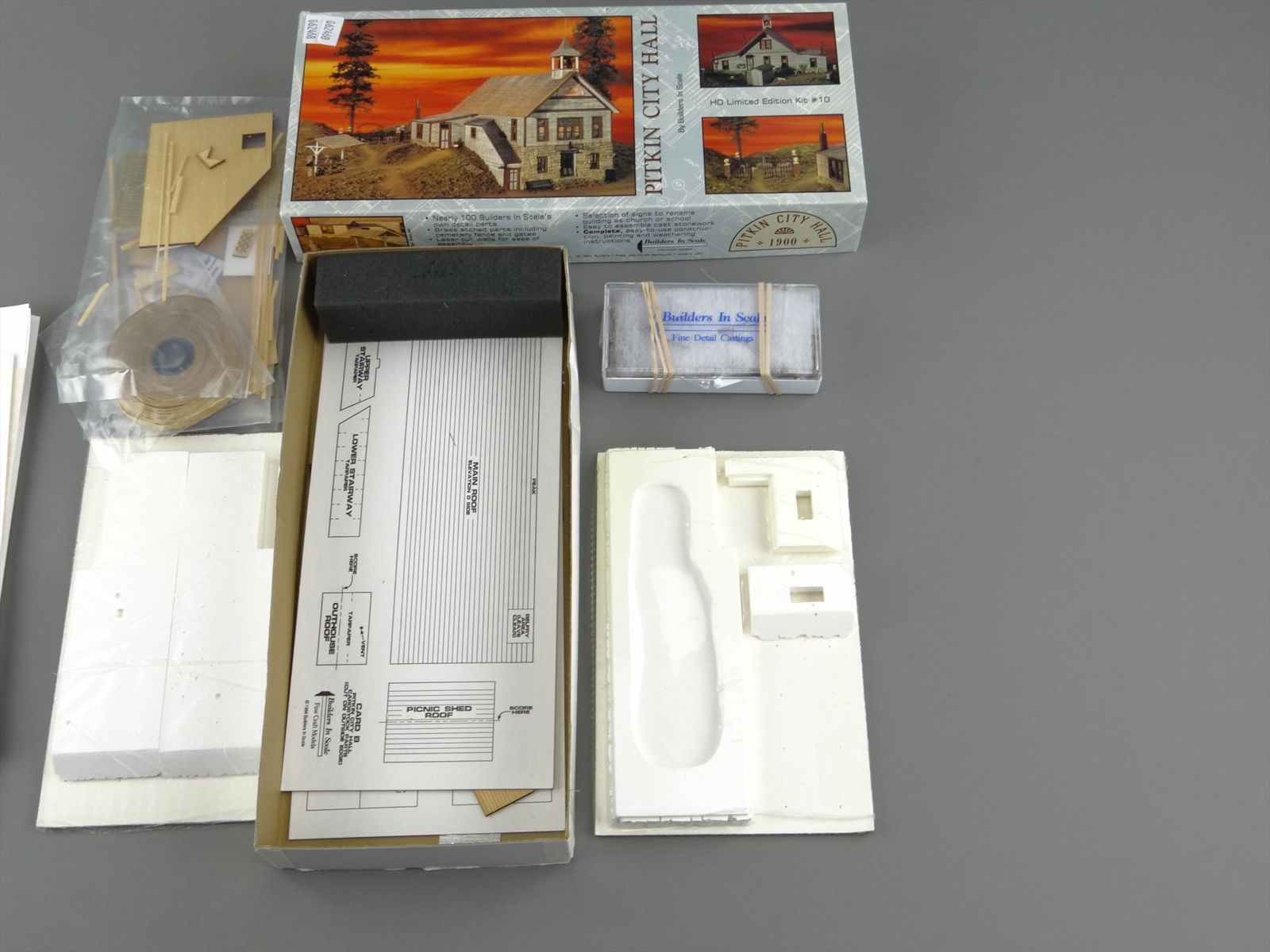 HO/HOn3 Craftsman Kit - BIS - Builders in Scale - Pitkin City Hall