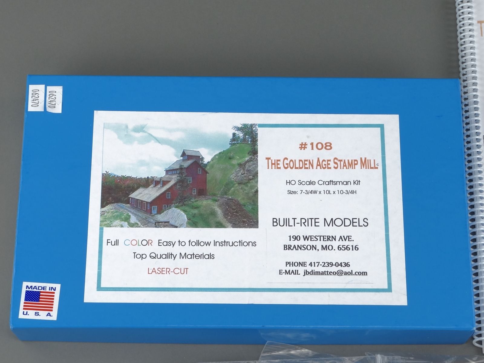 HO/HOn3 Craftsman Kit - Built-Rite Models - The Golden Age Stamp Mill ...