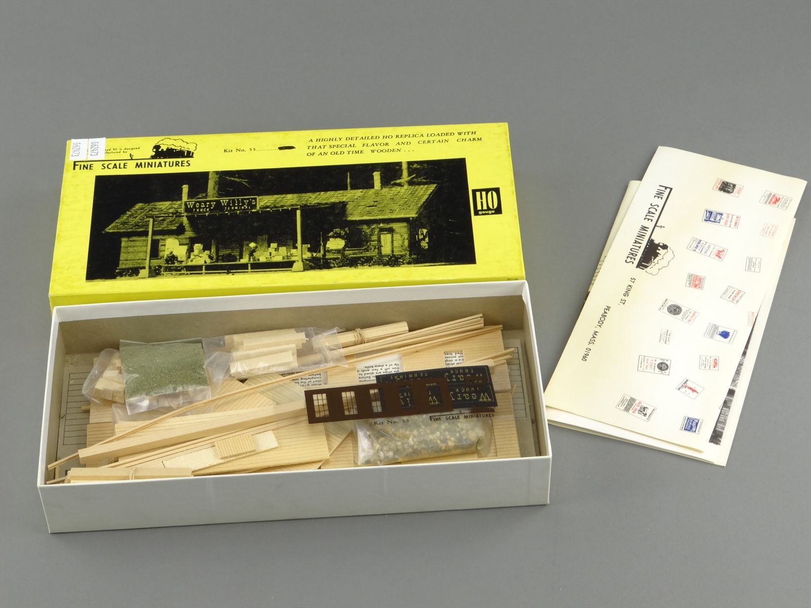 HO Scale Craftsman Kit - FSM Fine Scale Miniatures Kit #55 Truck Terminal