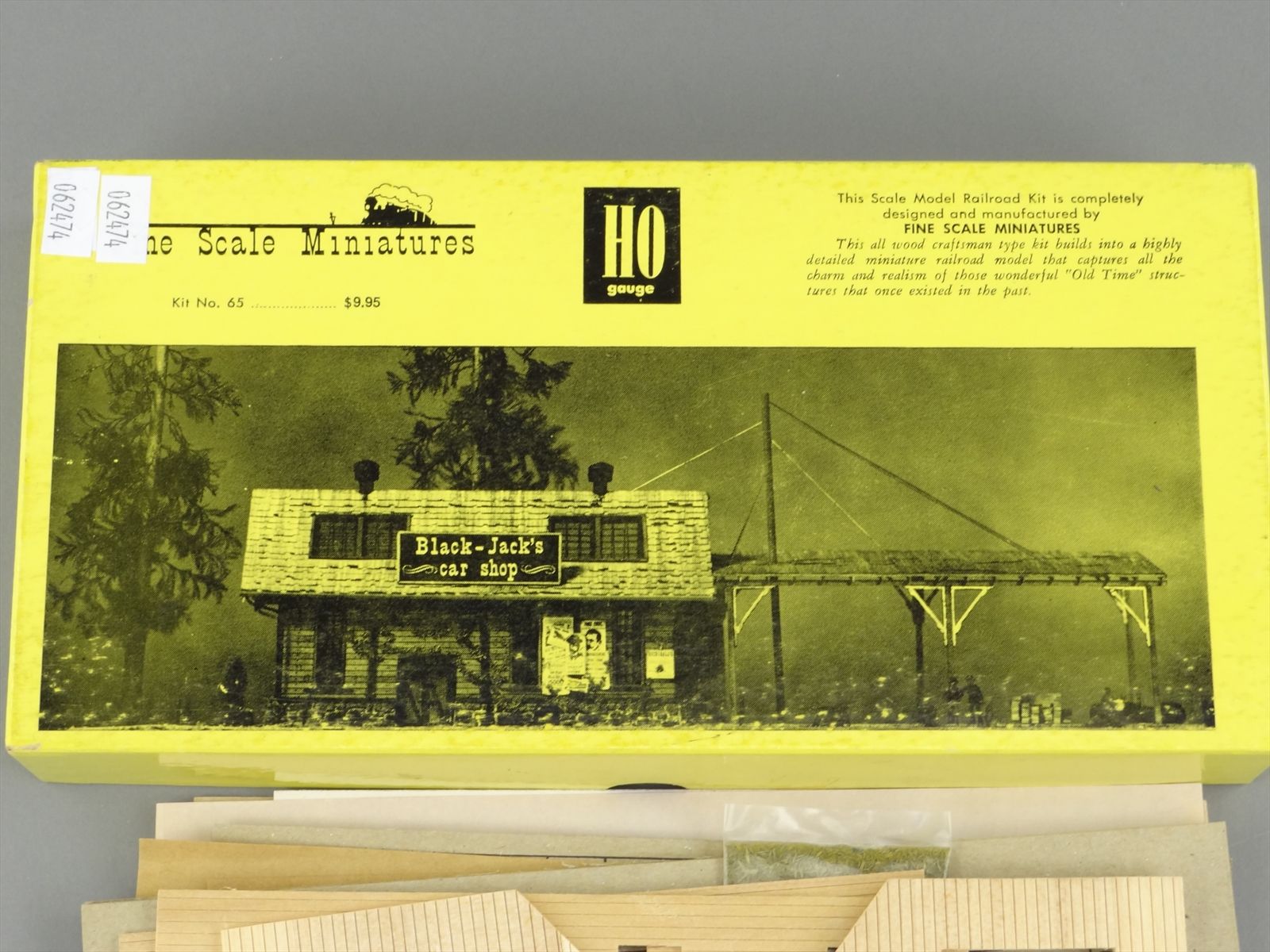 HO Scale Craftsman Kit - FSM Fine Scale Miniatures Kit #65 Car Repair Shop