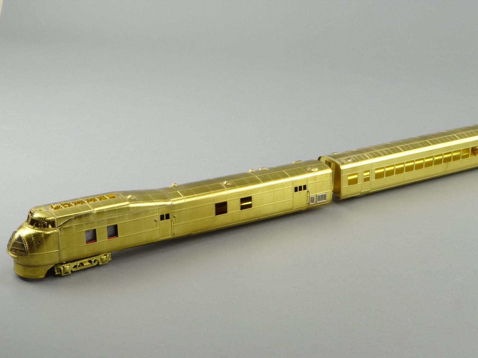 HO Brass Model Train - OMI 5196 Overland UP Union Pacific M-10000 4 Car ...