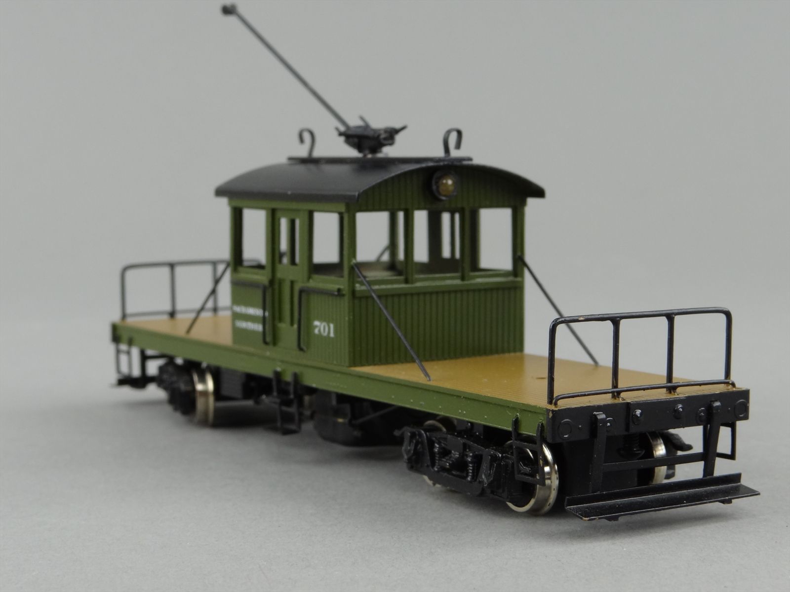 HO Brass Model Train - Suydam 000 SN Sacramento Northern Flat Bed Work ...
