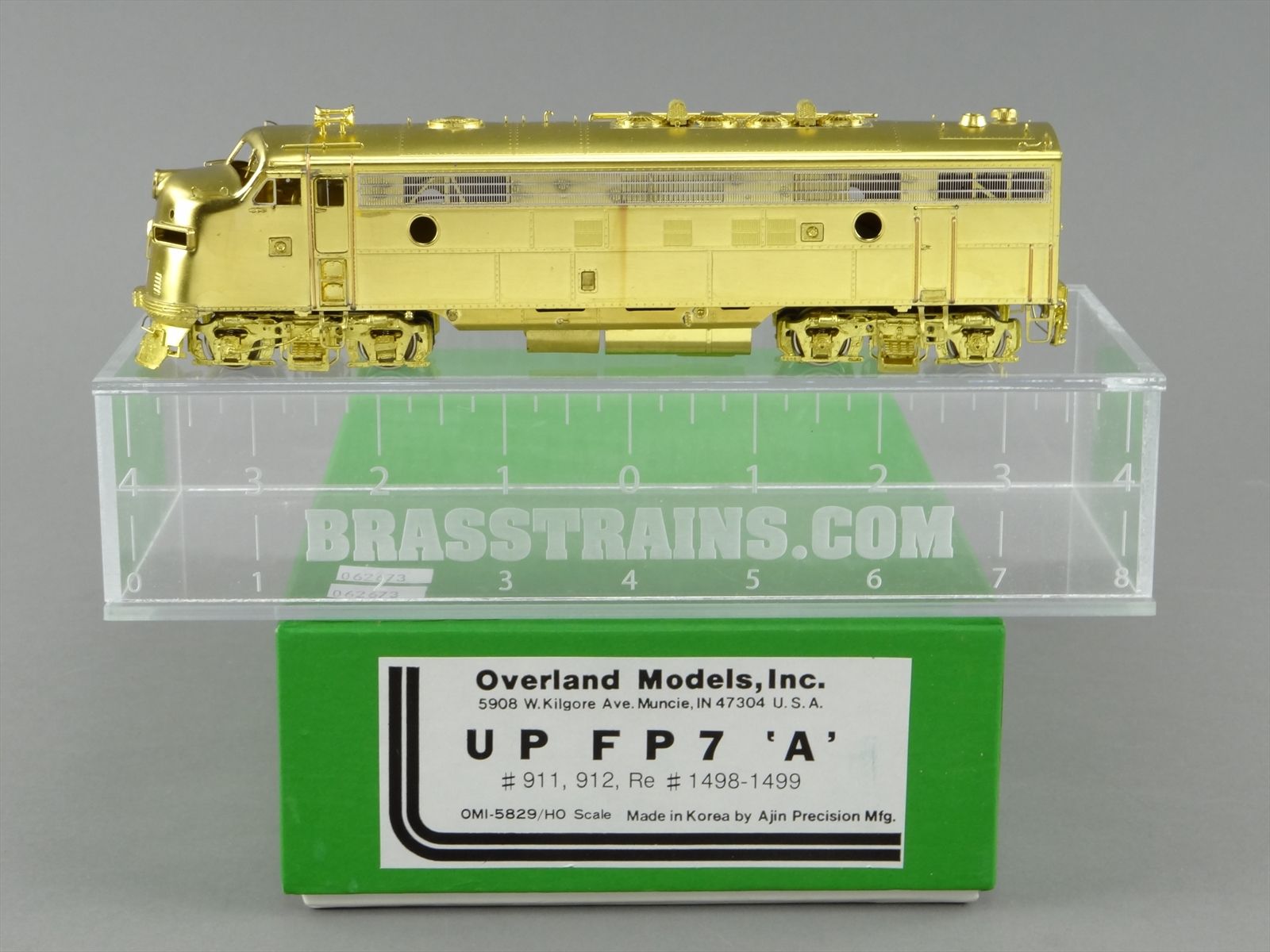 HO Brass Model Train - OMI 5829 Overland UP Union Pacific FP7 Diesel ...