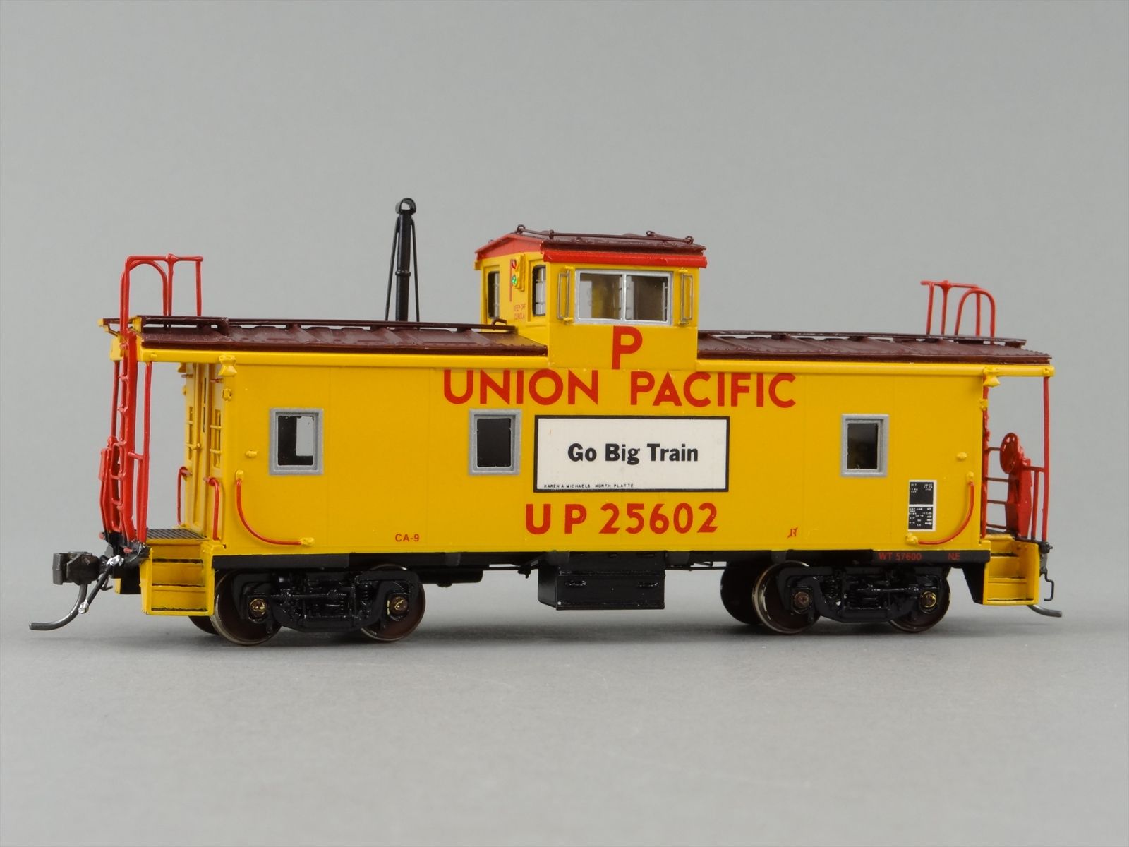 HO Brass OMI 1294 Overland Custom UP CA-9 Steel Caboose #25602