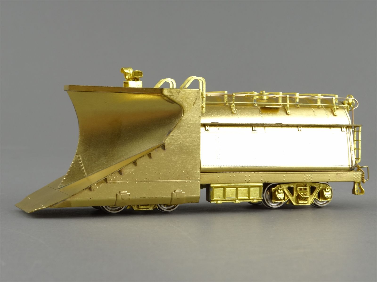 HO Brass Model Train - OMI 1384 Overland RI Rock Island Wedge Snow Plow ...