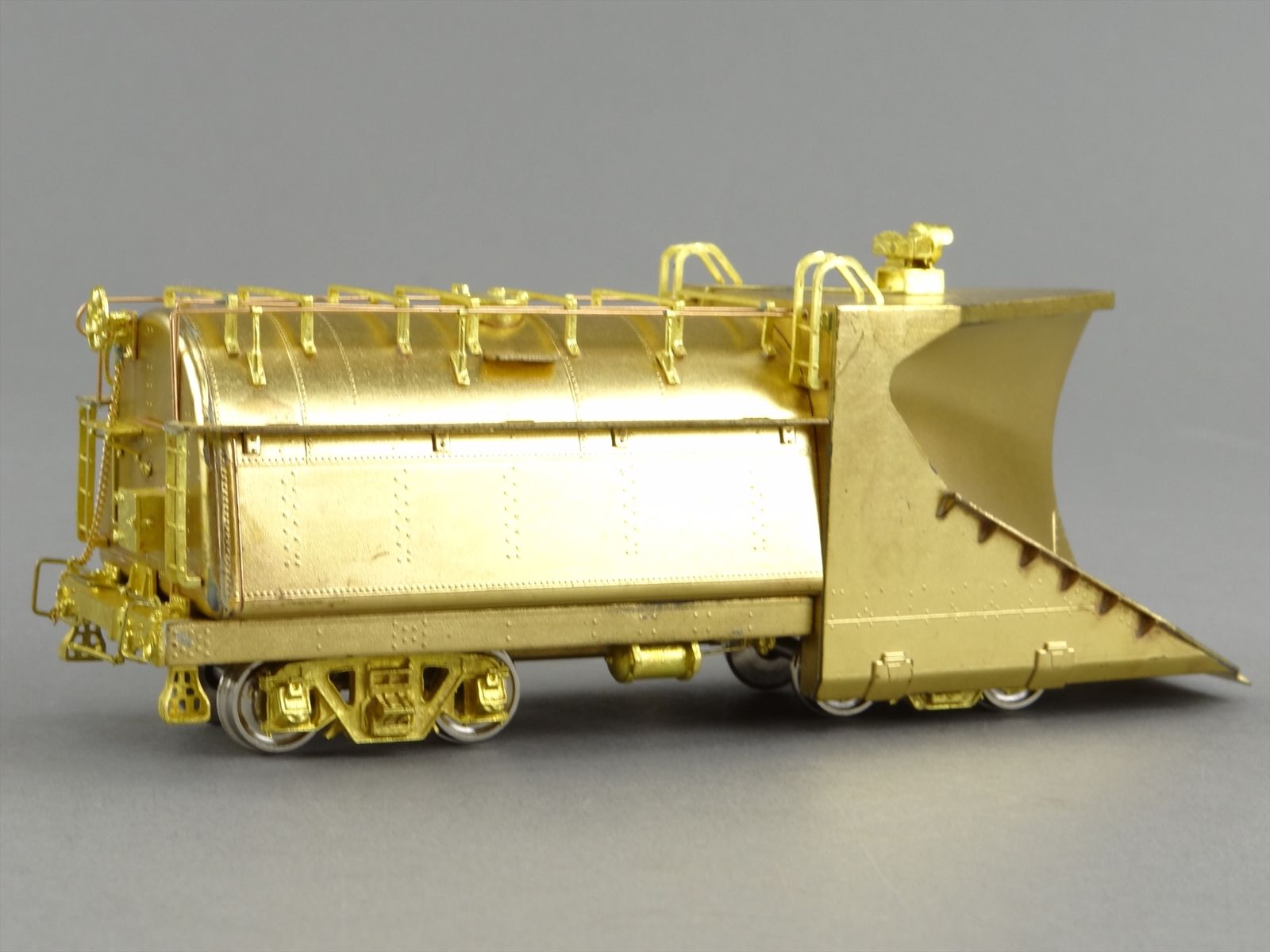 HO Brass Model Train - OMI 1384 Overland RI Rock Island Wedge Snow Plow ...
