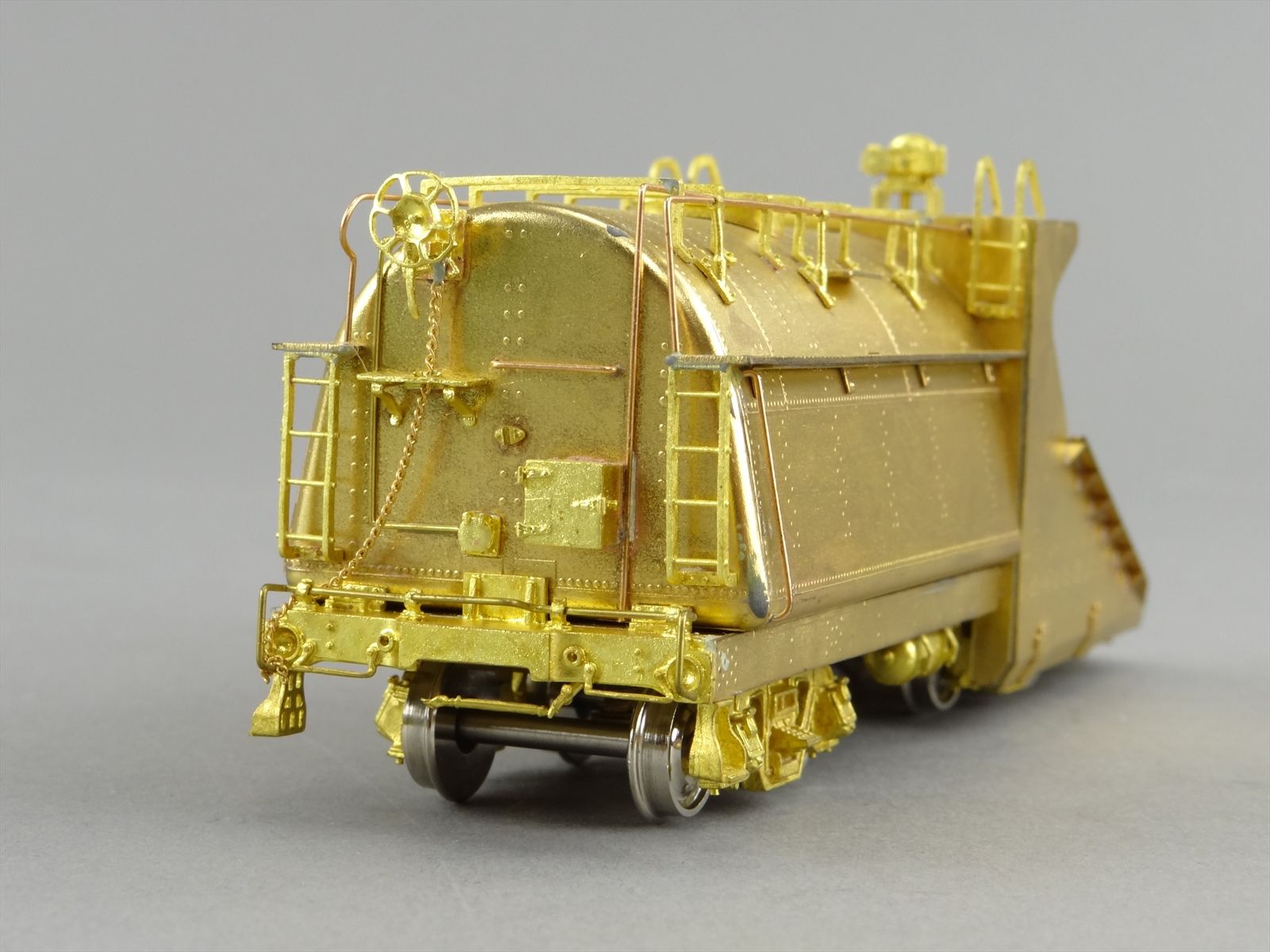 HO Brass Model Train - OMI 1384 Overland RI Rock Island Wedge Snow Plow ...