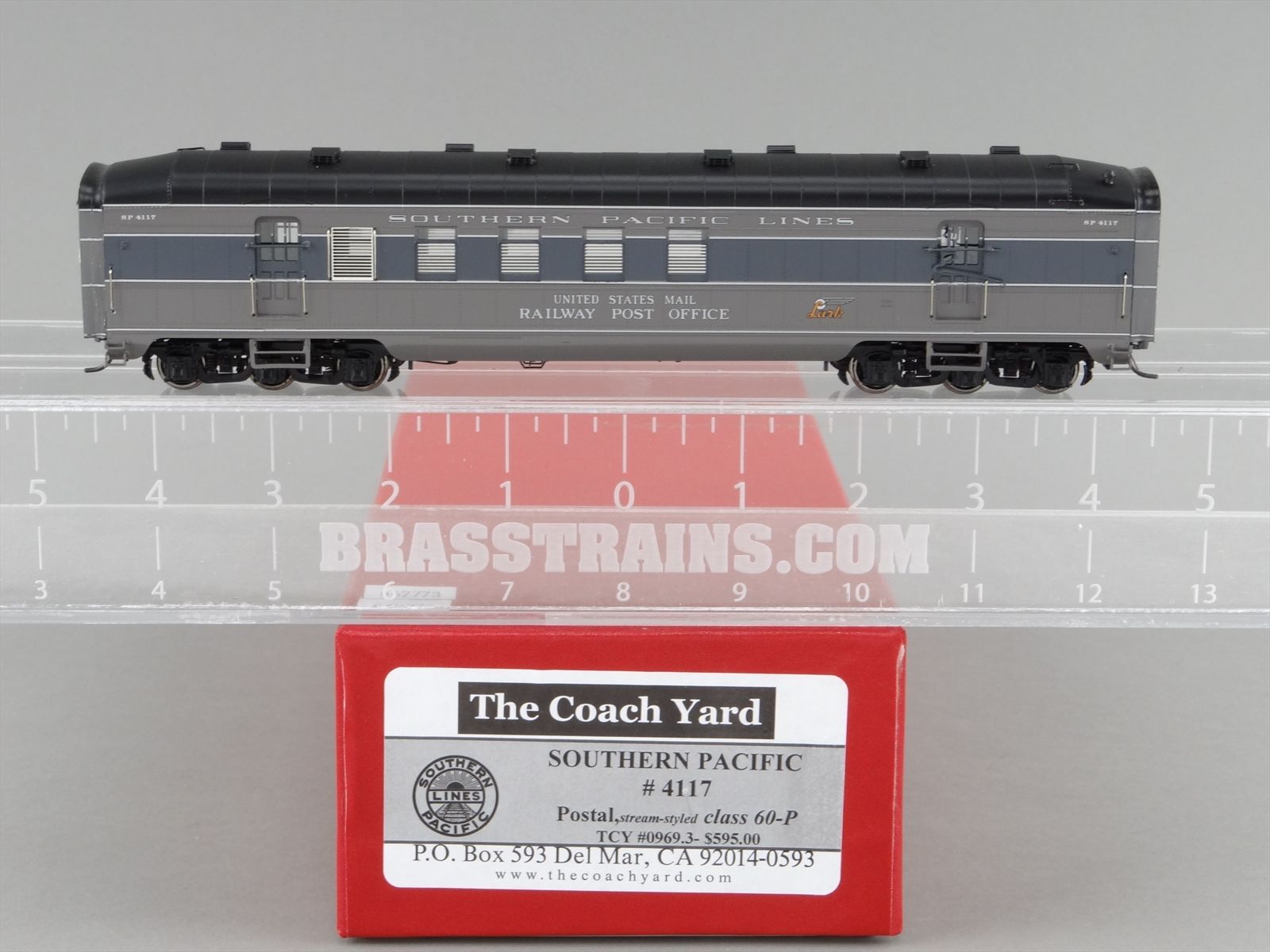 HO Brass Model Train -TCY #0969.3 The Coach Yard SP Southern Pacific ...