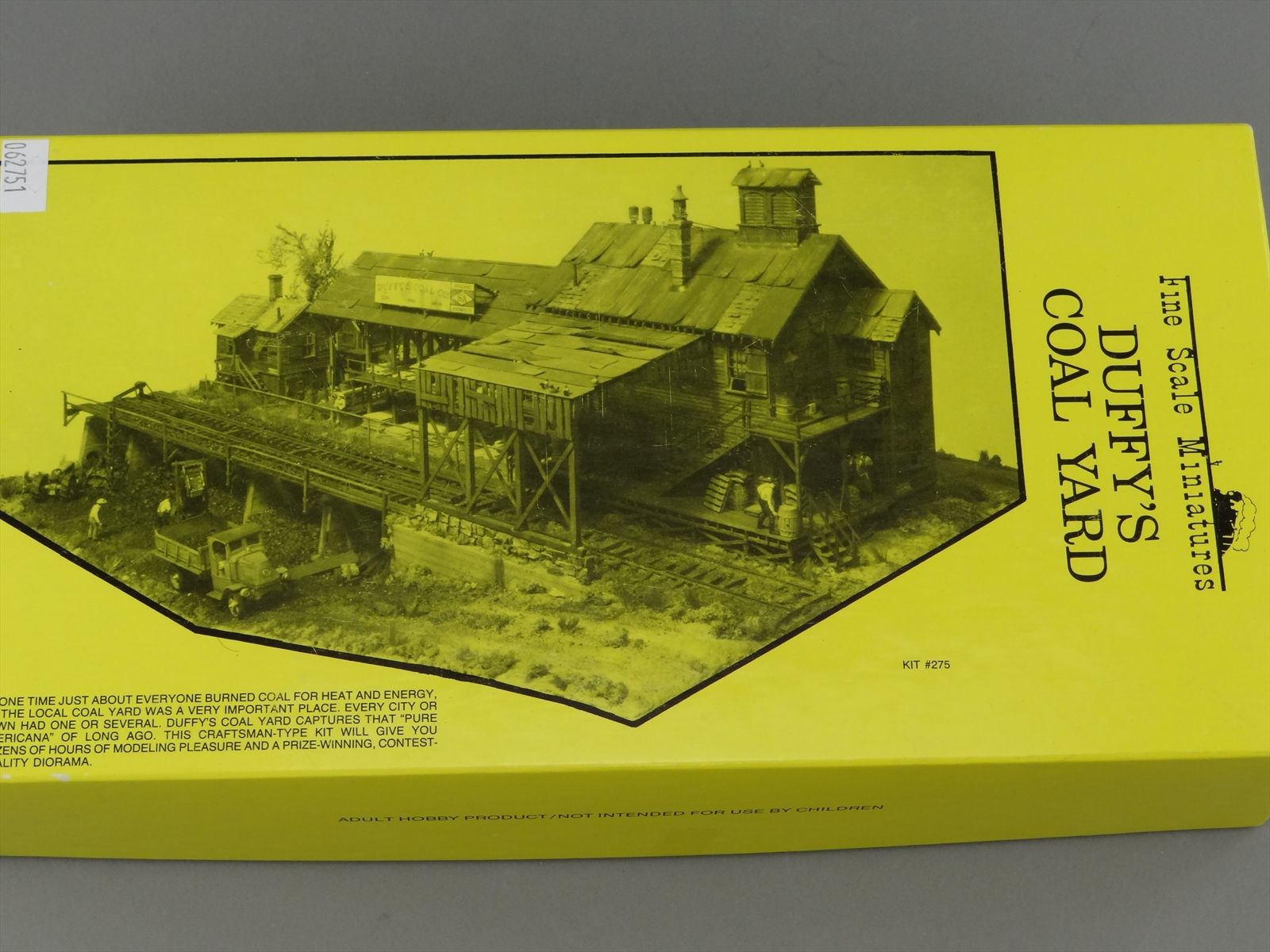 HO Scale Craftsman Kit - FSM Fine Scale Miniatures #275 Duffy's Coal Yard