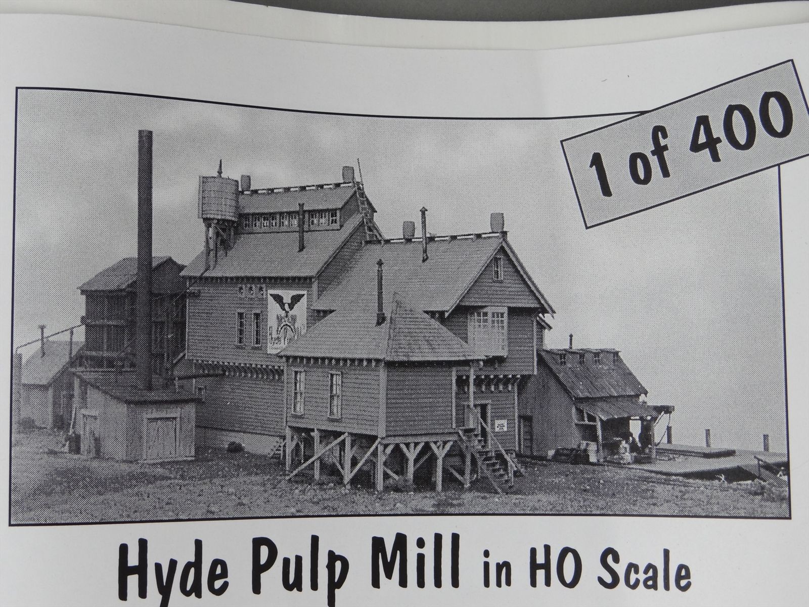 HO Scale BTS Master Creations Craftsman Kit 95 L 253 McCabe Hyde Pulp Mill - Lighted / No Sound