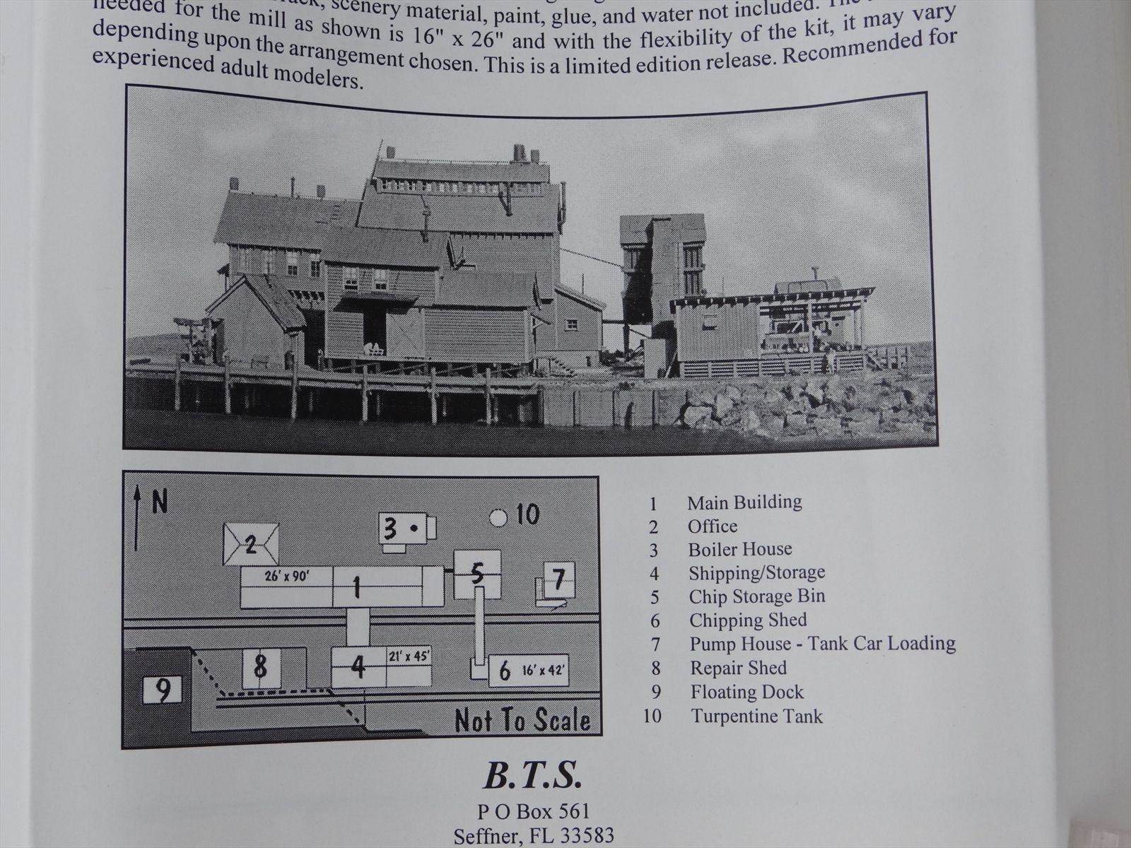 HO Scale BTS Master Creations Craftsman Kit 95 L 253 McCabe Hyde Pulp ...