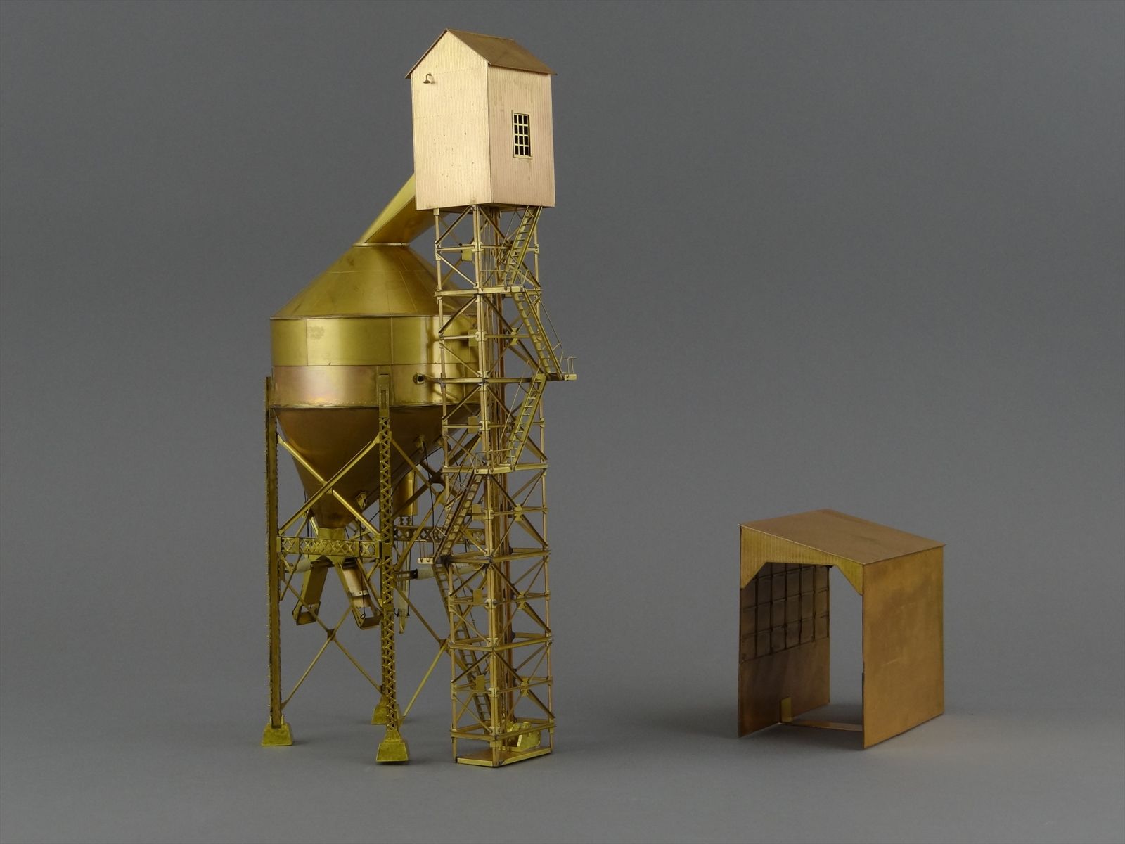 HO Brass Model Structure - OMI 3356 Overland Models Ogle Coaling Tower