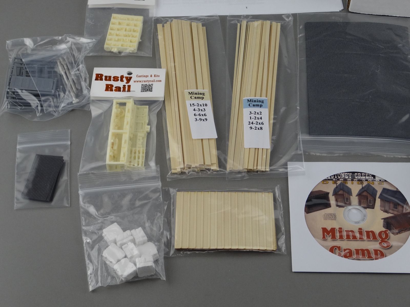 1/4" Scale O / On3 Stoney Creek Designs Craftsman Kit 030 / 031 SET - J ...