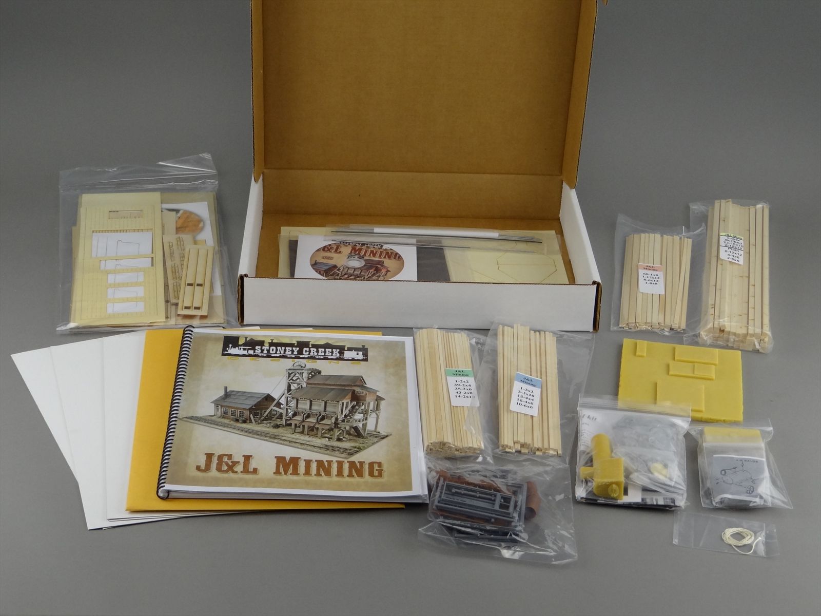 1/4" Scale O / On3 Stoney Creek Designs Craftsman Kit 030 / 031 SET - J ...