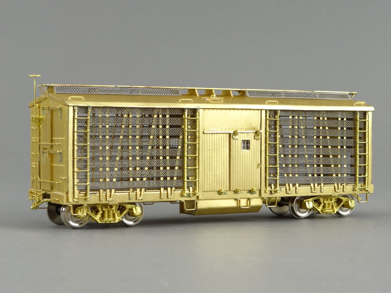 HO Brass Model Train - OMI 1388 Overland Palace Poultry Car 1920-1950 Era