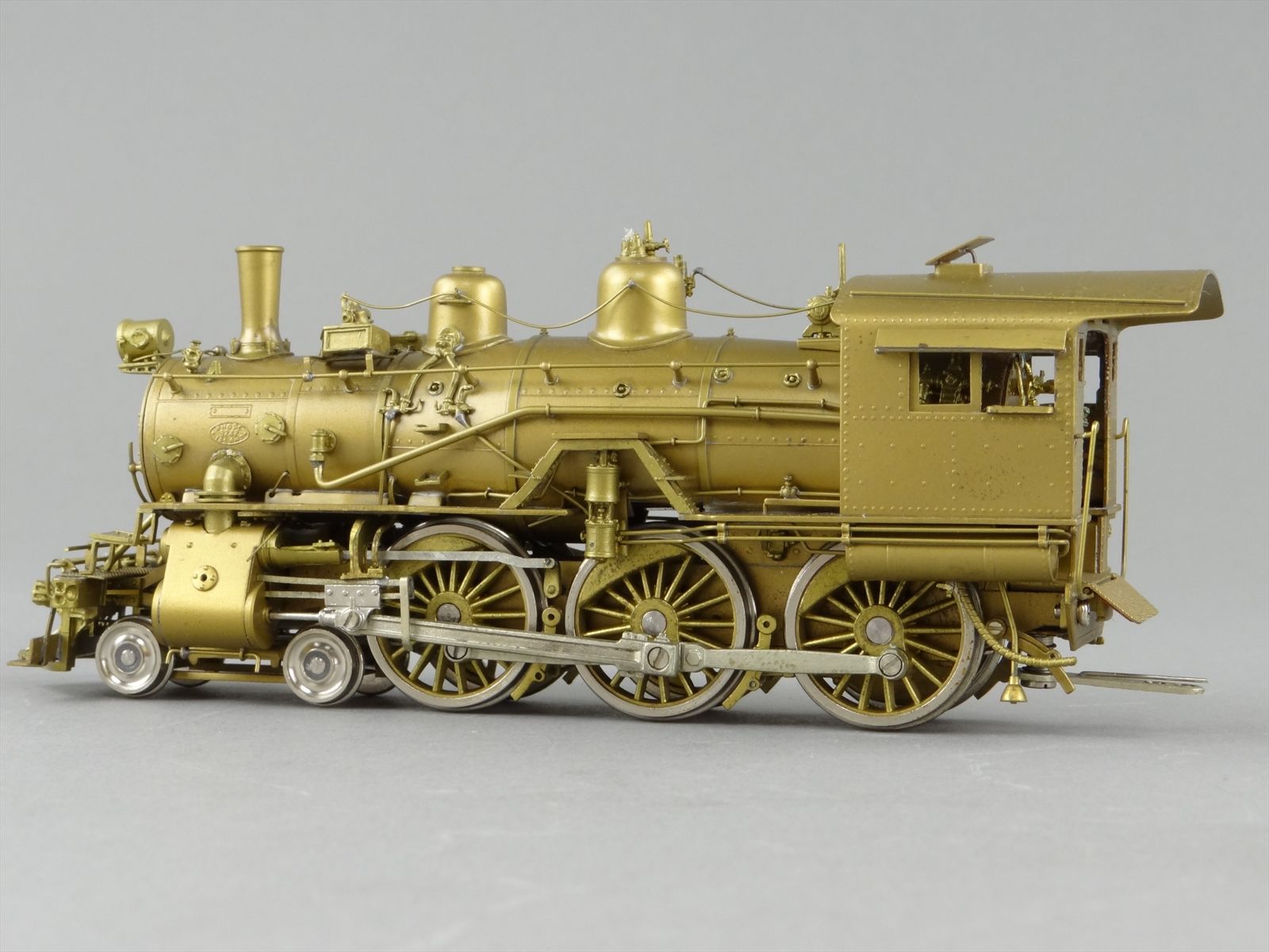 HO Brass Model Train - Hallmark ATSF Santa Fe 4-6-0 #468 Class - Unpainted