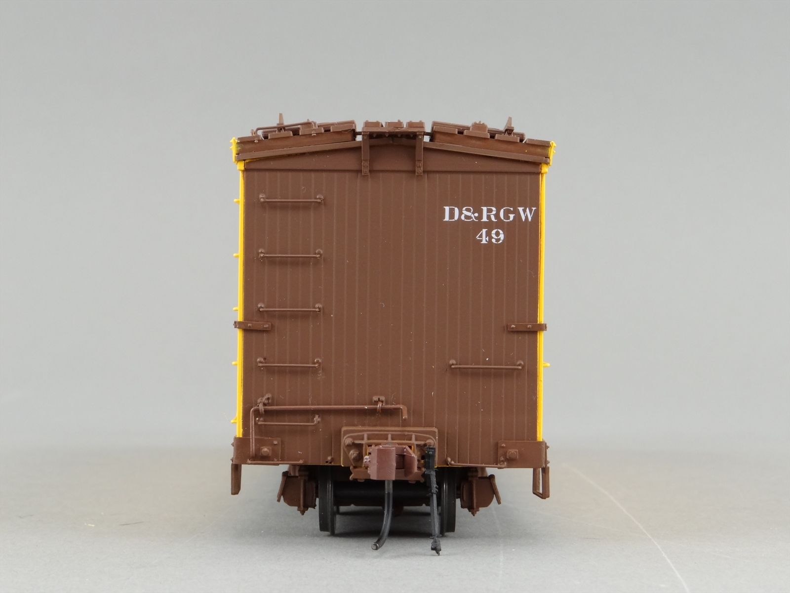 On3 Scale Ready-To-Run - San Juan Car Co. D&RGW Rio Grande Reefer Car #49