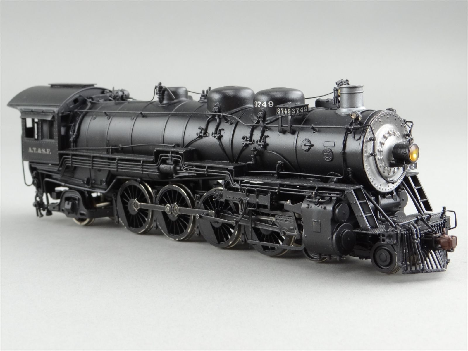 HO Brass Sunset Models ATSF Santa Fe 3700 Class 4-8-2 Steam #3749 - Custom