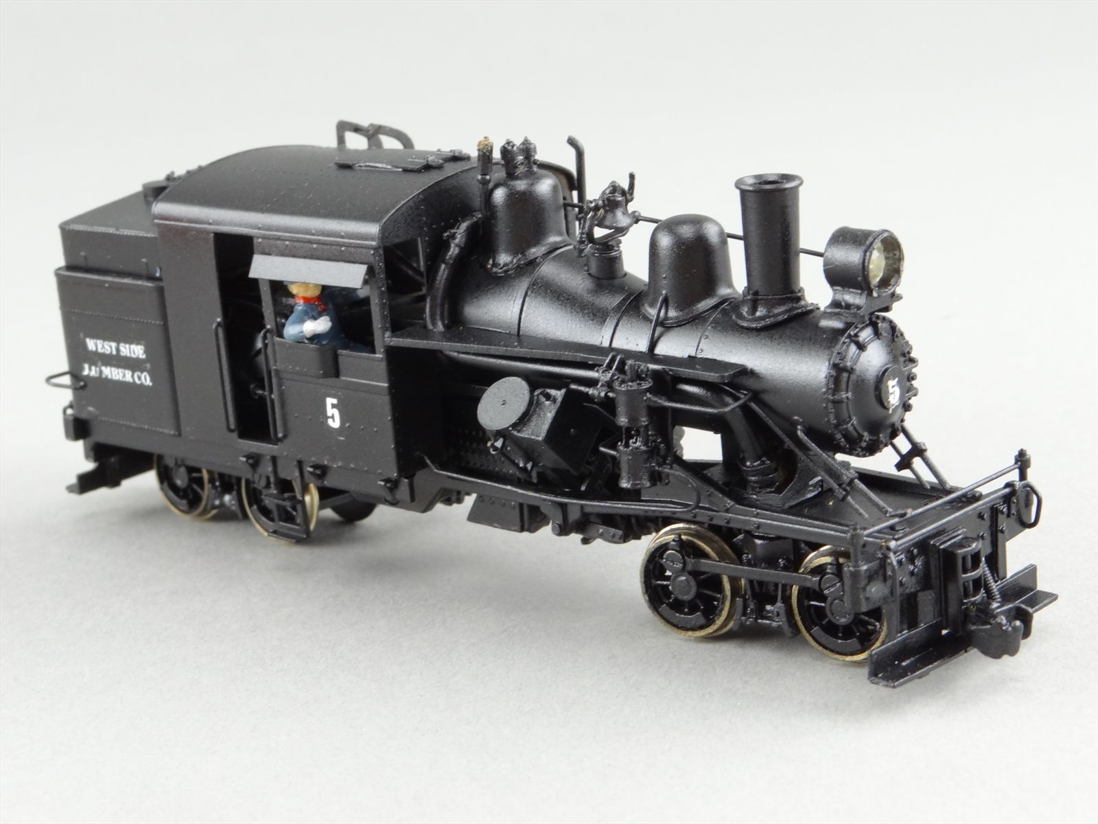 HOn3 Brass Model Train - WMC Westside WSLCo No 3 Logging Heisler - CUSTOM