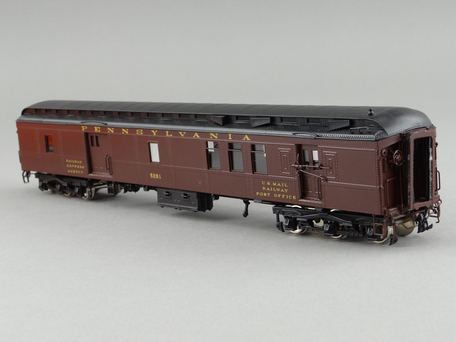 HO Brass PSC 16498-1 Precision Scale PRR Pennsylvania RPO Baggage BM ...
