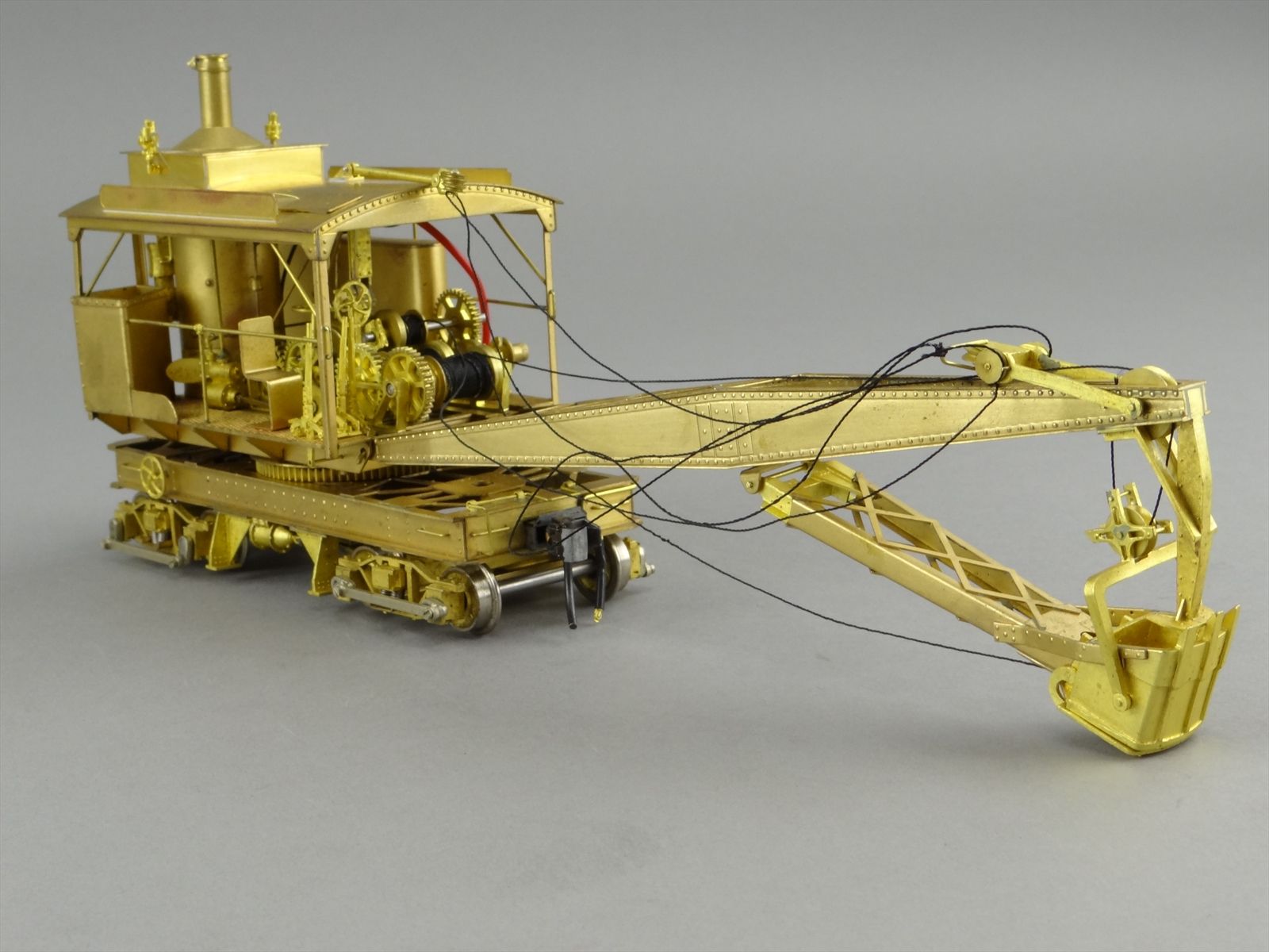 O Scale 2-Rail Brass OMI 0023 Overland American Hoist Ditcher - Powered