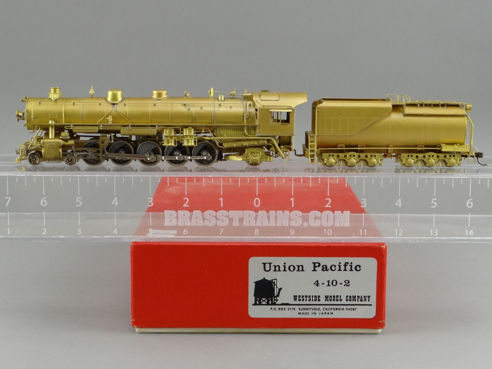 HO Brass Model Train - WMC Westside Model Co. UP Union Pacific 4-10-2 ...