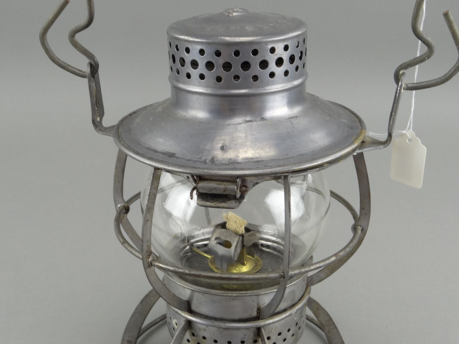 Lantern - Dressel Short Globe - Clear - PRR Keystone Logo