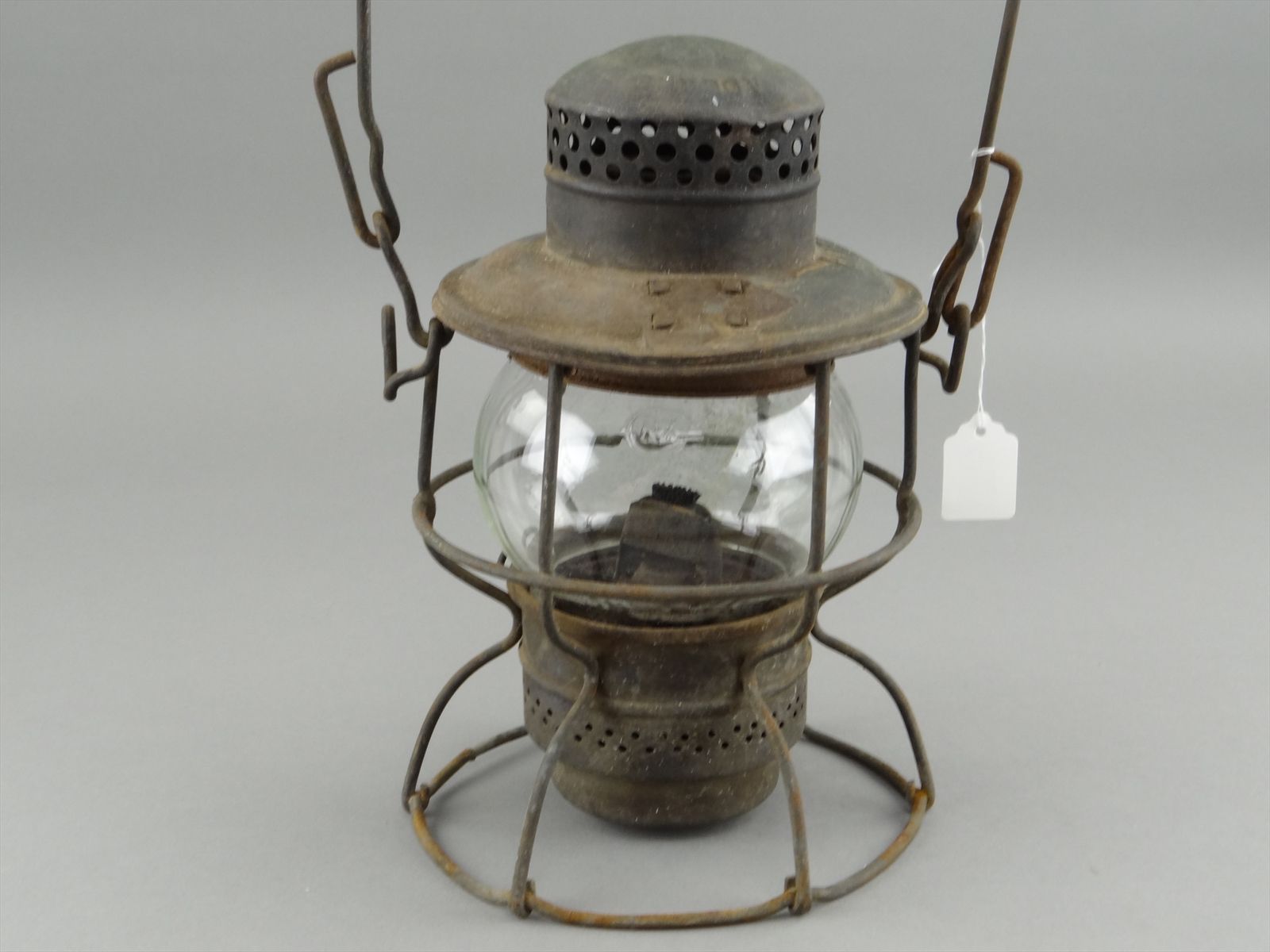 Lantern - Adlake Kero Short Globe - Clear Cast - Belt RY