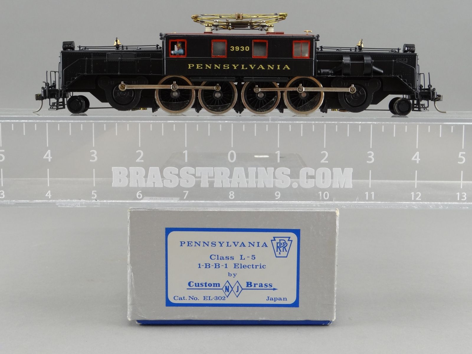 HO Custom Brass NJCB EL-302 PRR Pennsylvania 1-B-B-1 L-5 Jackshaft ...