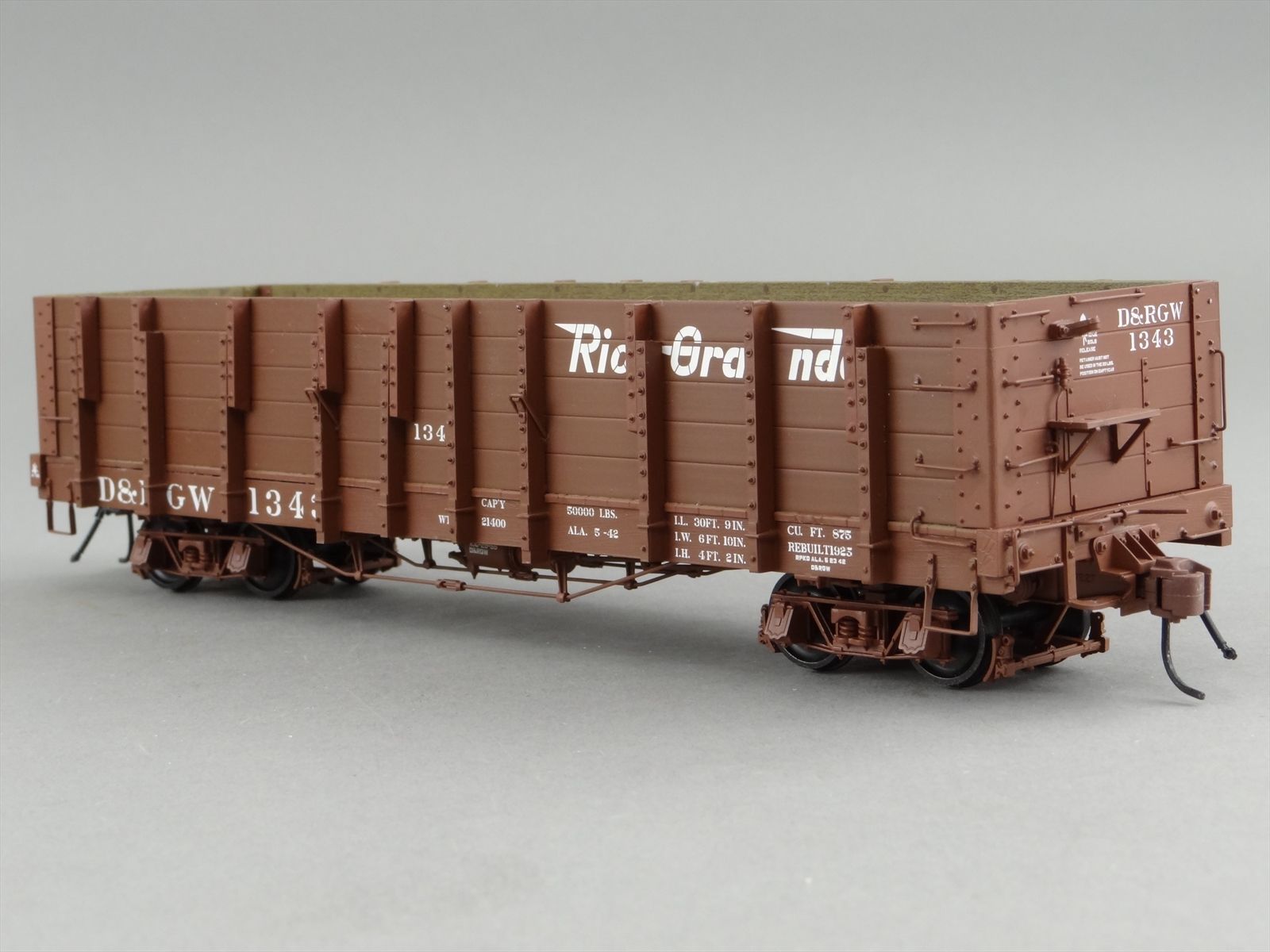 On3 Scale Ready-To-Run - San Juan Car Co. D&RGW Rio Grande High Side ...