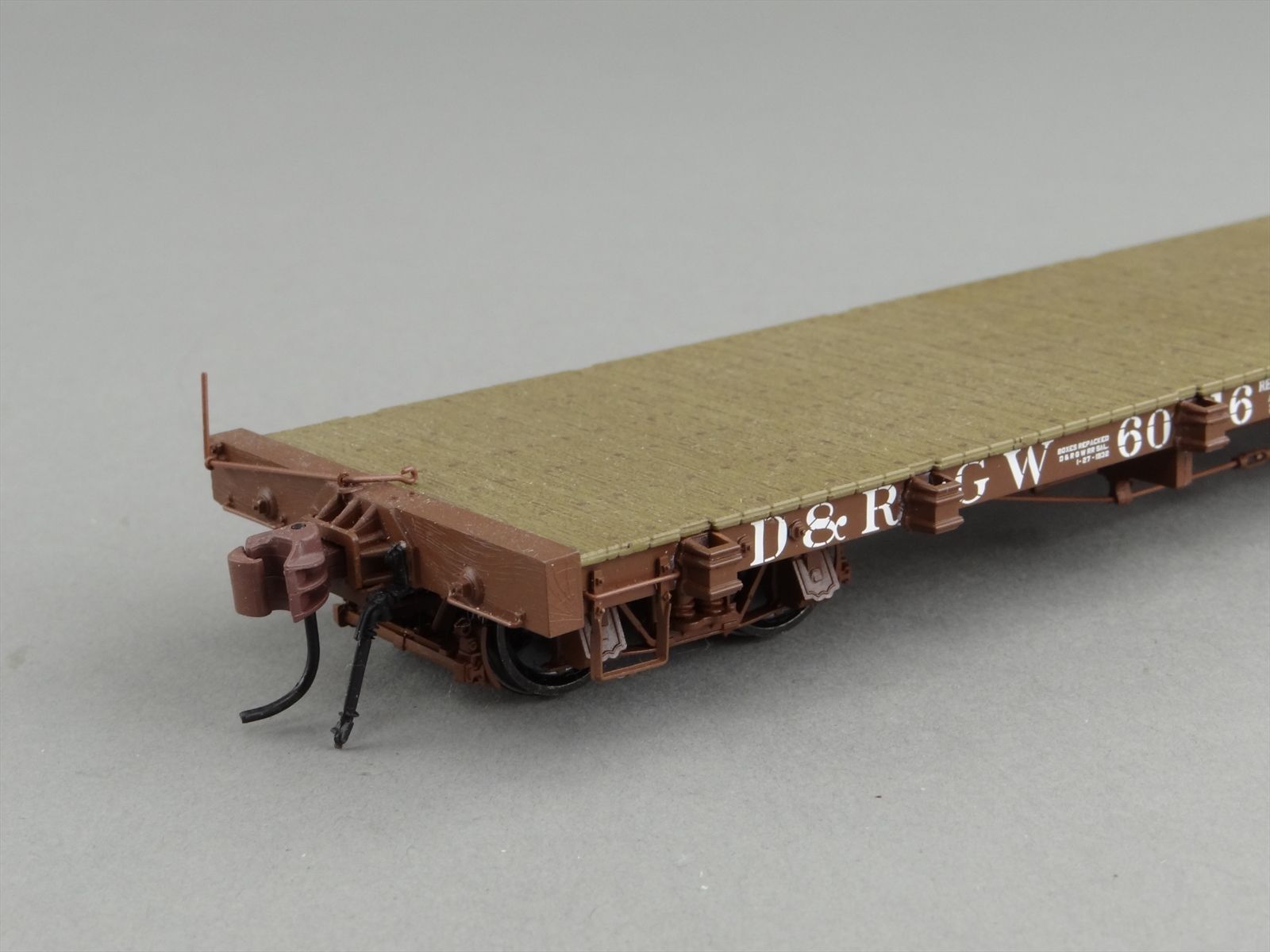 On3 Scale Ready-To-Run - San Juan Car Co. D&RGW Rio Grande Flat Car ...
