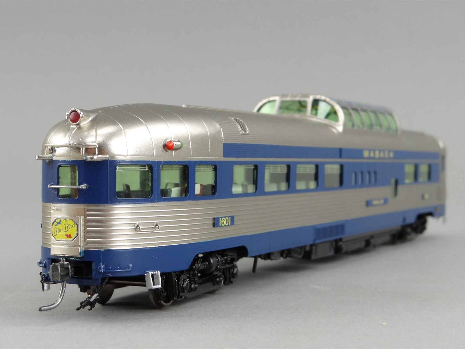 HO Scale Brass Model Train - UTI Wabash Blue Bird Late Obs./Parlor/Dome ...