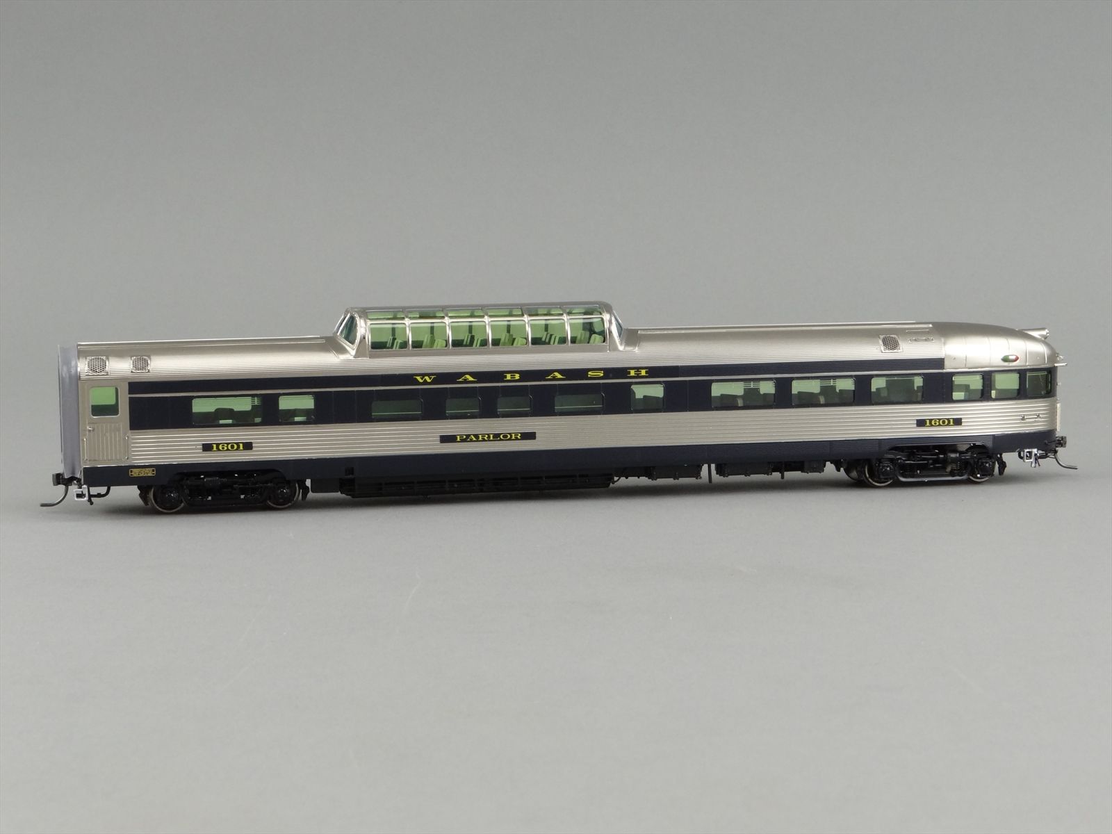 HO Scale Brass Model Train - UTI Wabash Blue Bird Obs./Parlor/Dome ...