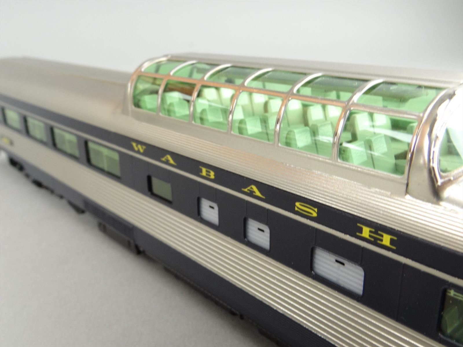 HO Scale Brass Model Train - UTI 1950 Wabash Blue Bird Early Six Car ...