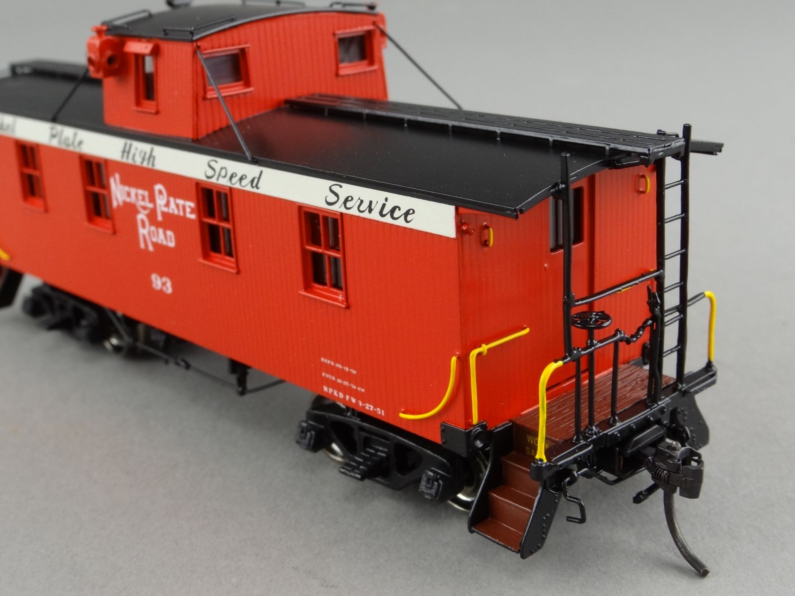 HO Brass Model Train - DP-4501 Division Point NKP Nickle Plate 30' Wood ...