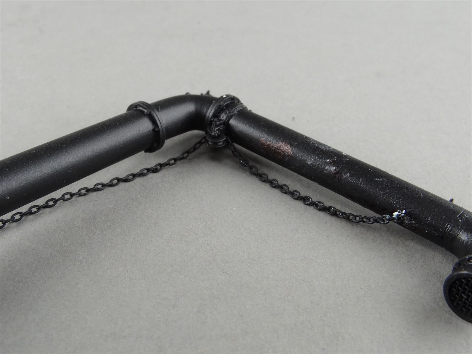 O Brass Keystone Model Works Gulland Stand Pipe - Factory Painted