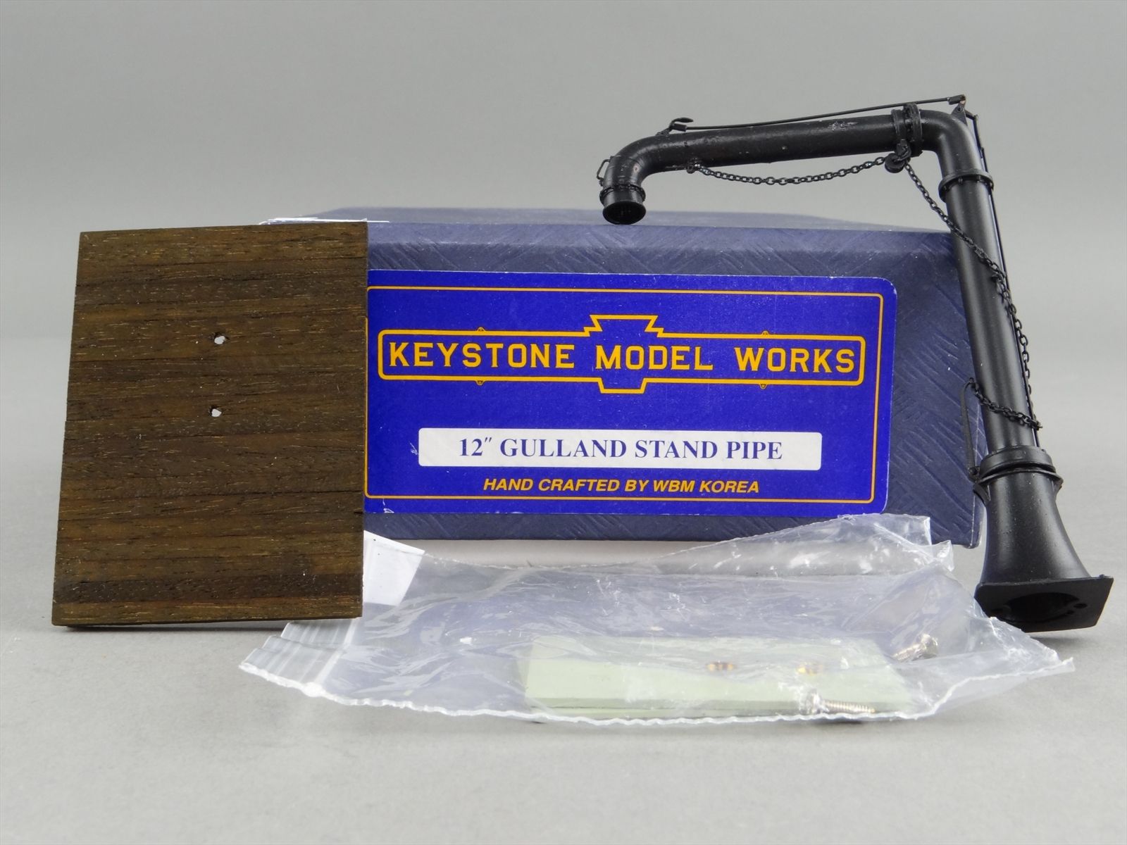 O Brass Keystone Model Works Gulland Stand Pipe - Factory Painted