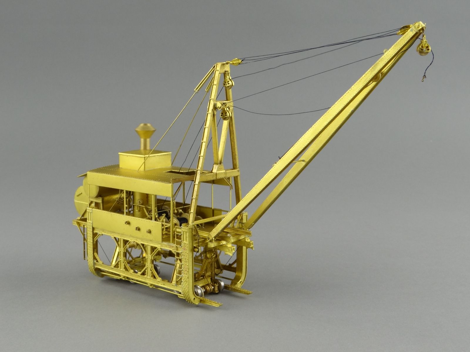 HO Brass Logging - OMI 3041 Overland Models McGiffert Log Loader