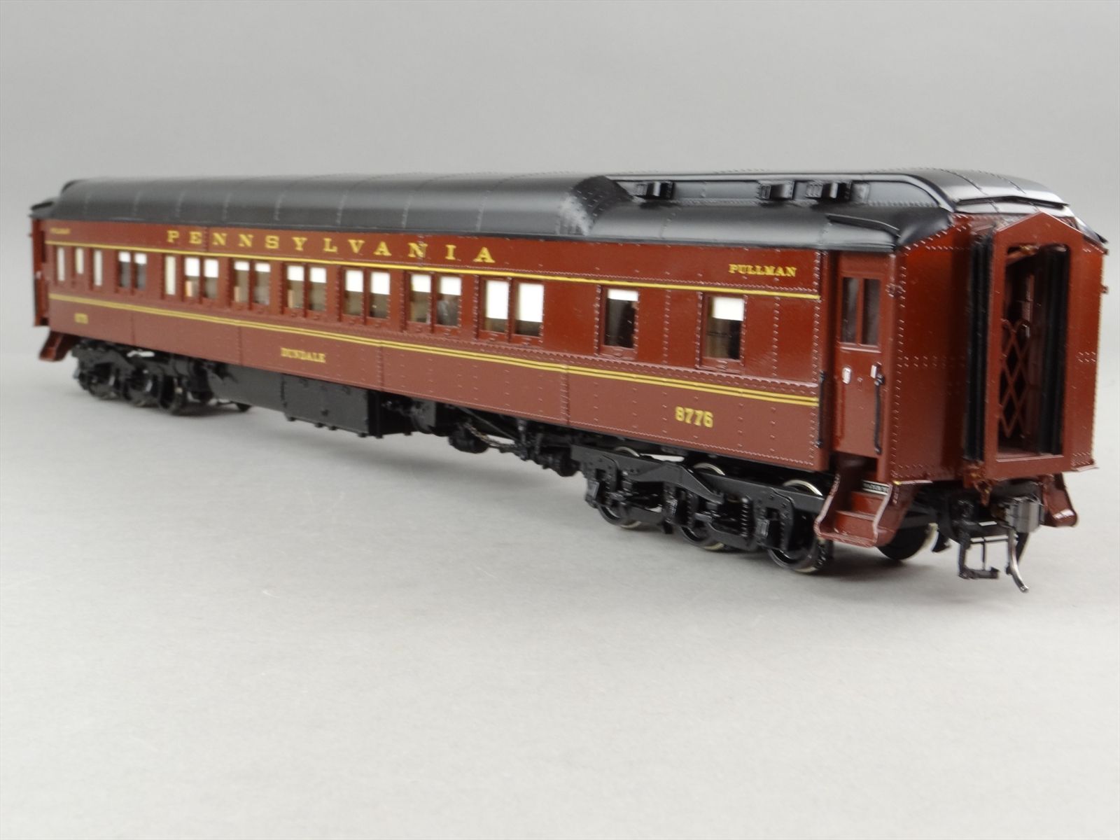 O Scale 2-Rail Brass Model Train - PSC 16415 PRR Pennsylvania Pullman 12-Section Sleeper #8776 ...