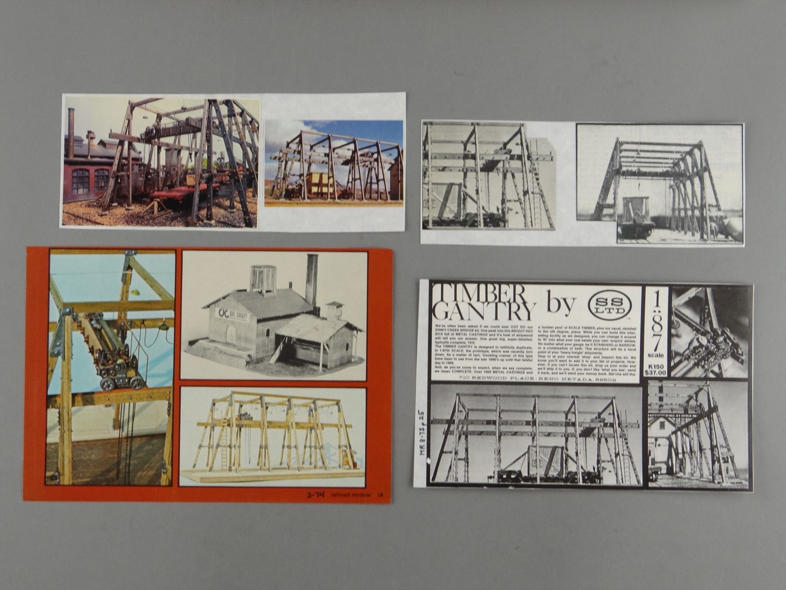 HO Scale Structures Ltd Craftsman Kit #1146 - Timber Gantry